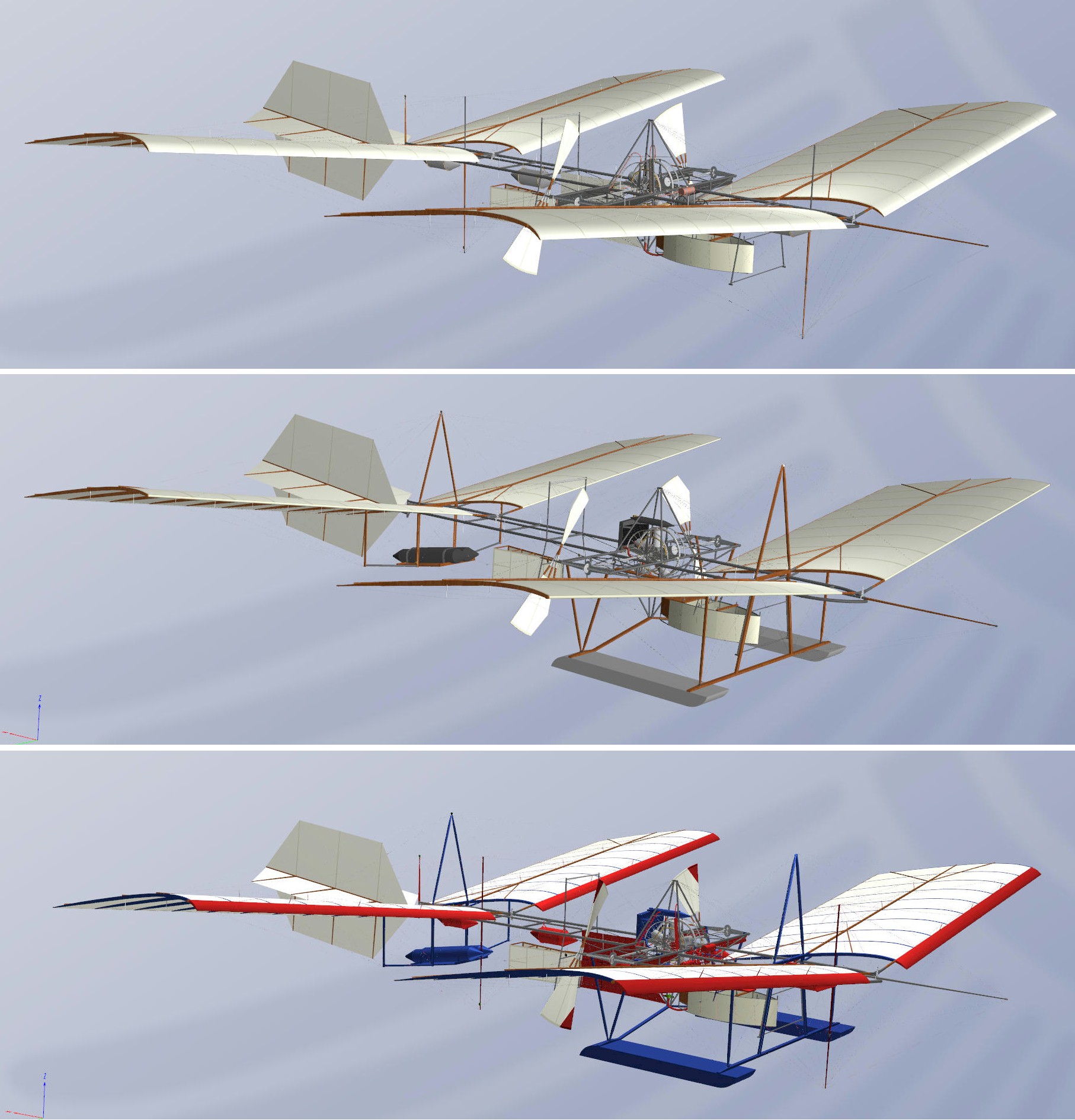 Comparing the 1903 and 1914 Aerodromes